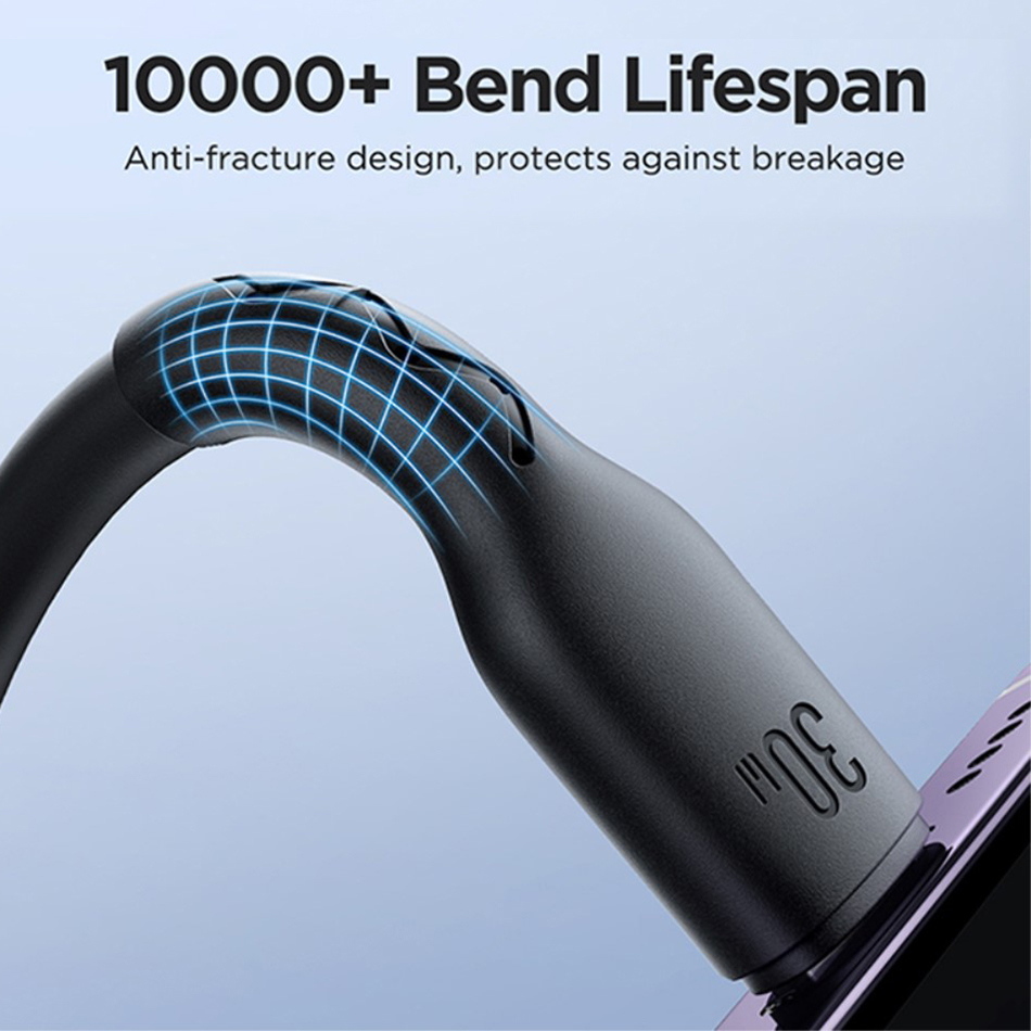 Joyroom 3A USB-A to Type-C Coiled Charging Cable 1.5m for Phone