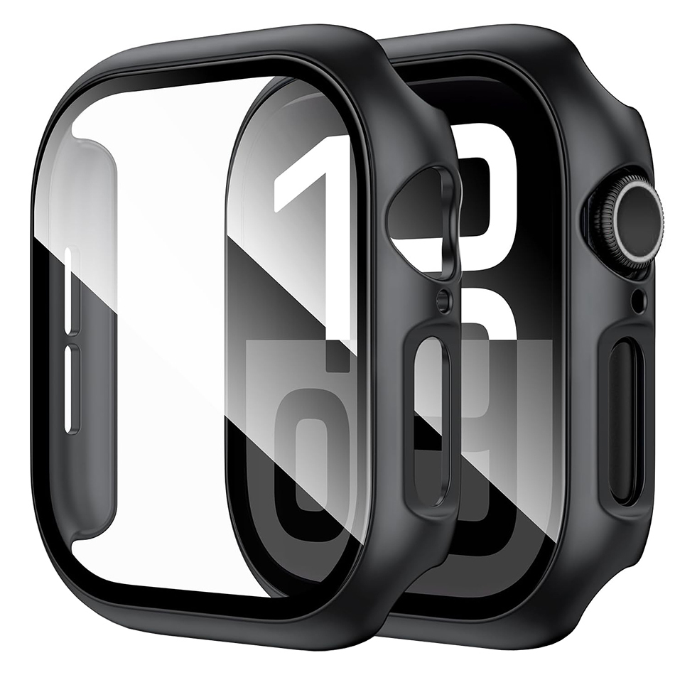 Anti-Scratch Hard Case for Apple Watch 42mm Series 11 / 10 Black