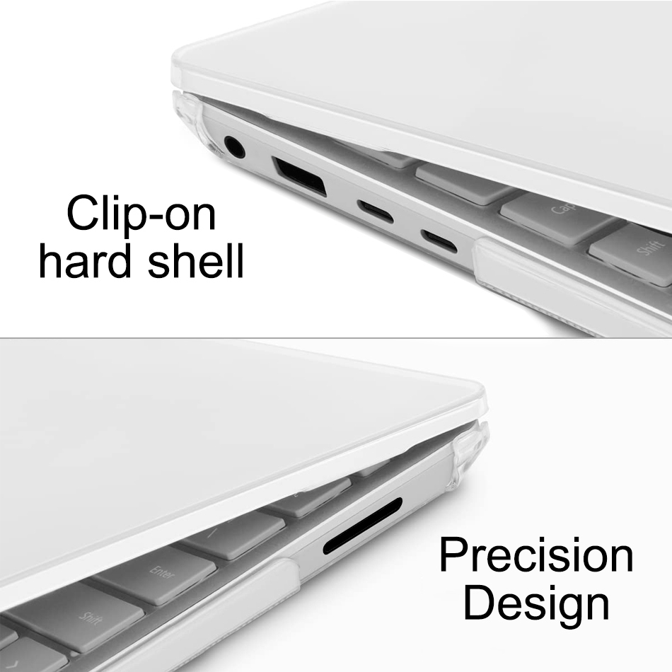 Glossy Hard Case for Microsoft Surface Laptop 7 (13.8") (Clear)