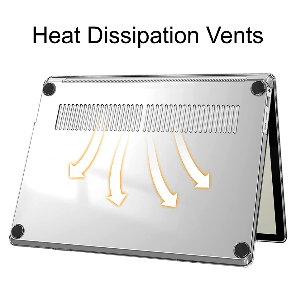 Glossy Hard Case for Microsoft Surface Laptop 7 (13.8") (Clear)