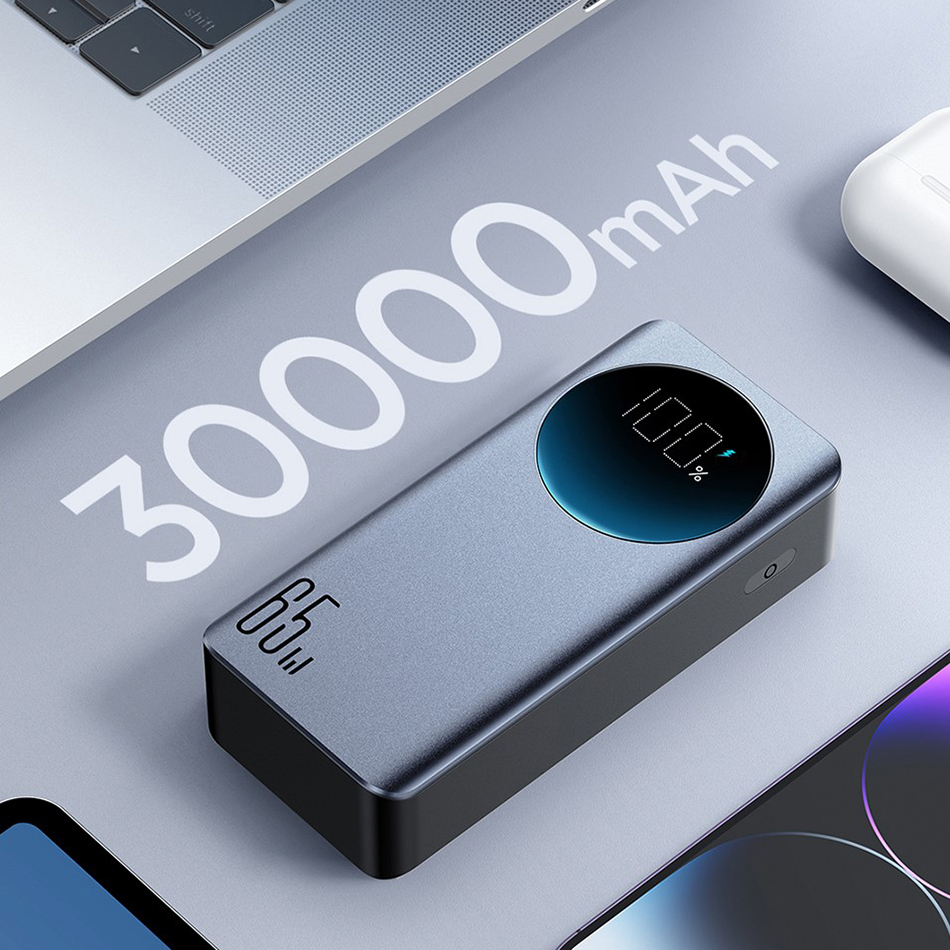 Joyroom 30000mAh Power Bank (65W) USB Type-C Portable Charger