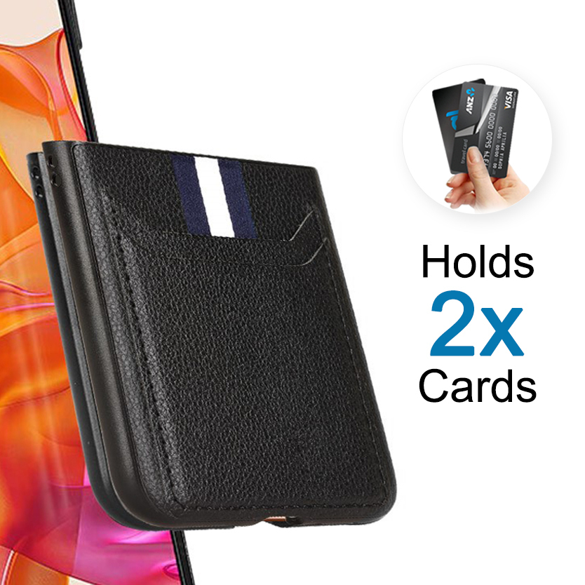 Wallet Case Card Holder Pouch for Motorola Razr 60 / 50 (Black)