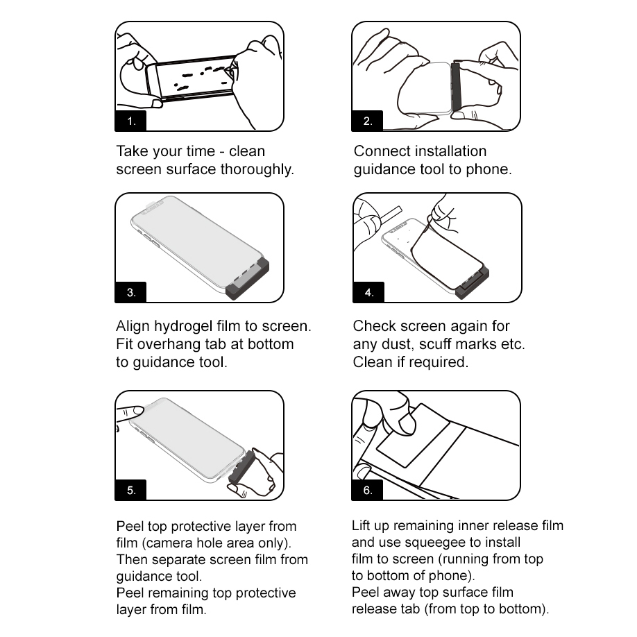 Hydrogel Screen Protector Film for Oppo Find X8 Pro