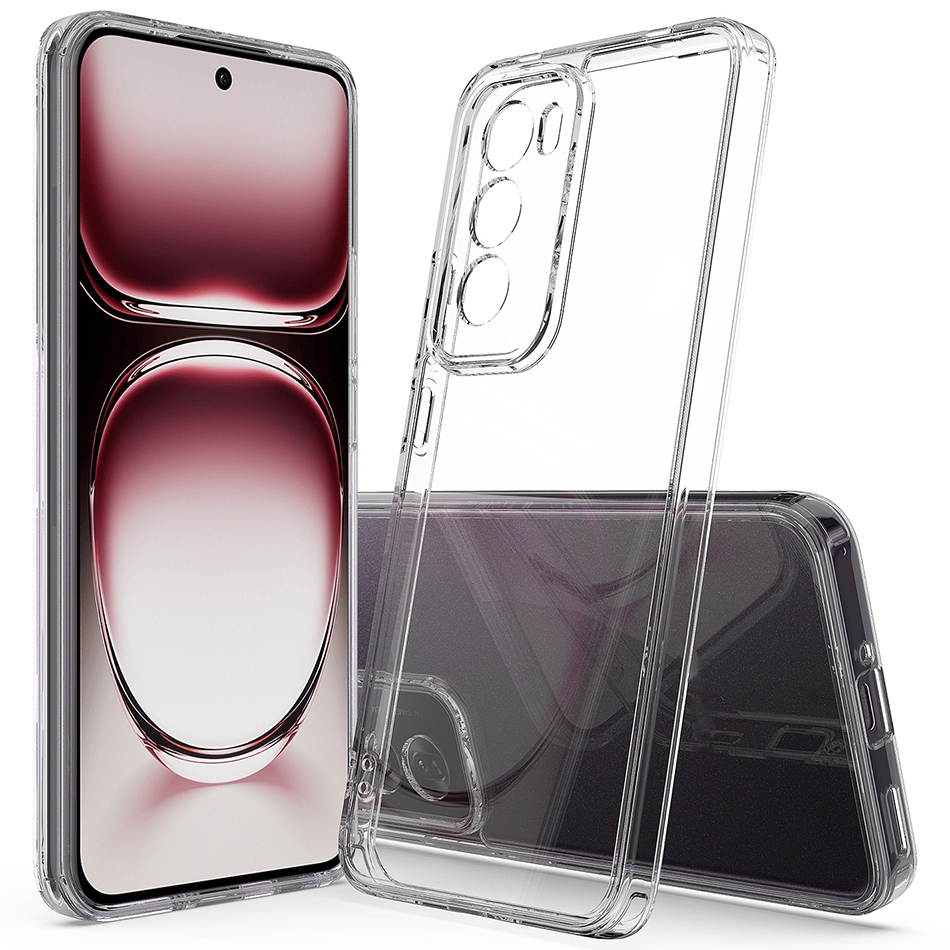 Hybrid Acrylic Shockproof Case for Oppo Reno12 Pro 5G (Clear)