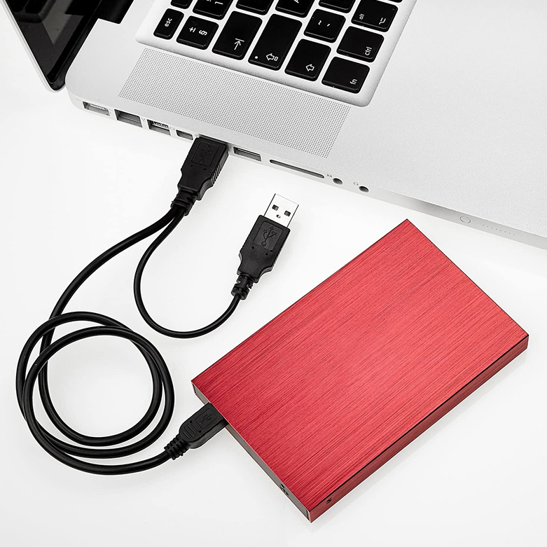 80cm Mini-USB to Dual USB 2.0 Power Cable for External Hard Drive
