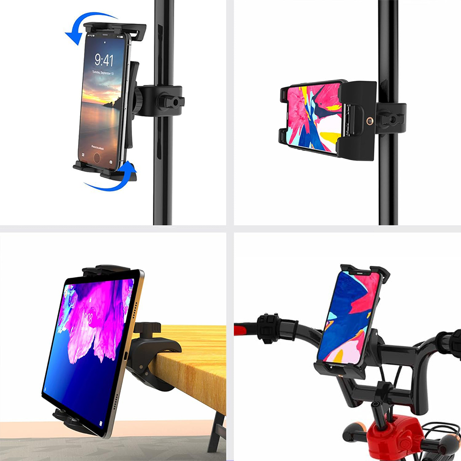 360 Bicycle Motorbike Handlebar Mount / Tablet Holder for iPad