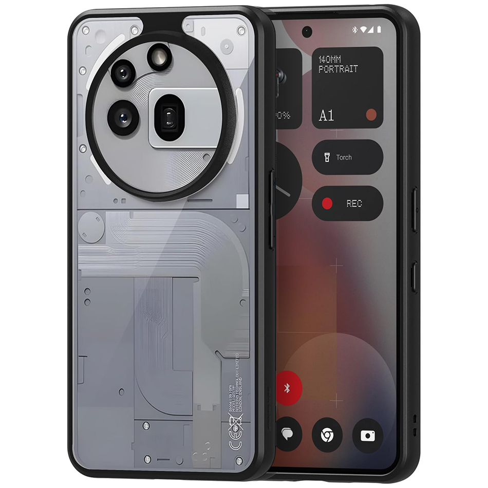 Hybrid Fusion Shockproof Case for Nothing Phone (3a) Pro (Black)