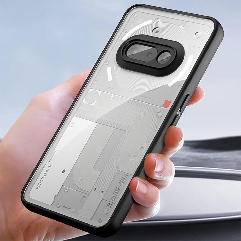 Hybrid Fusion Shockproof Case for Nothing Phone (3a) (Black)