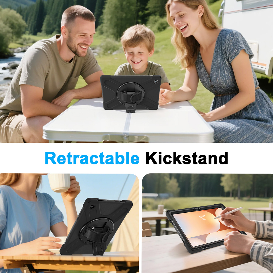 360 Hand Holder Strap Shockproof Case for Samsung Galaxy Tab A11+