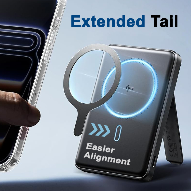 MagSafe Magnetic Metal Ring Back Plate Sticker for Phone (Black)