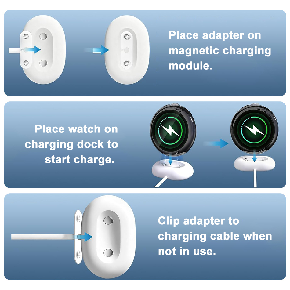 Case-Ready Charging Dock Insert Adapter for Google Pixel Watch 4