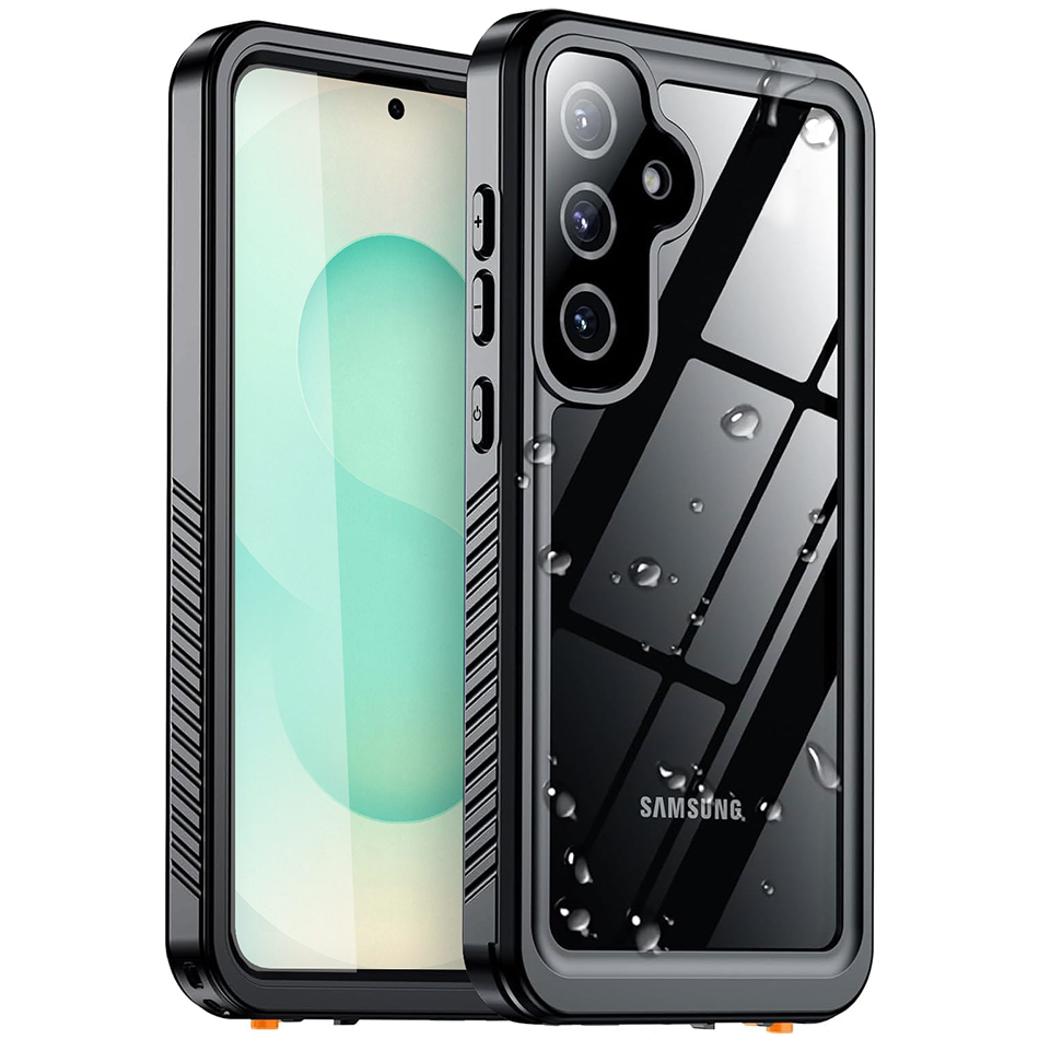 RedPepper Waterproof Case for Samsung Galaxy S25 (Black)