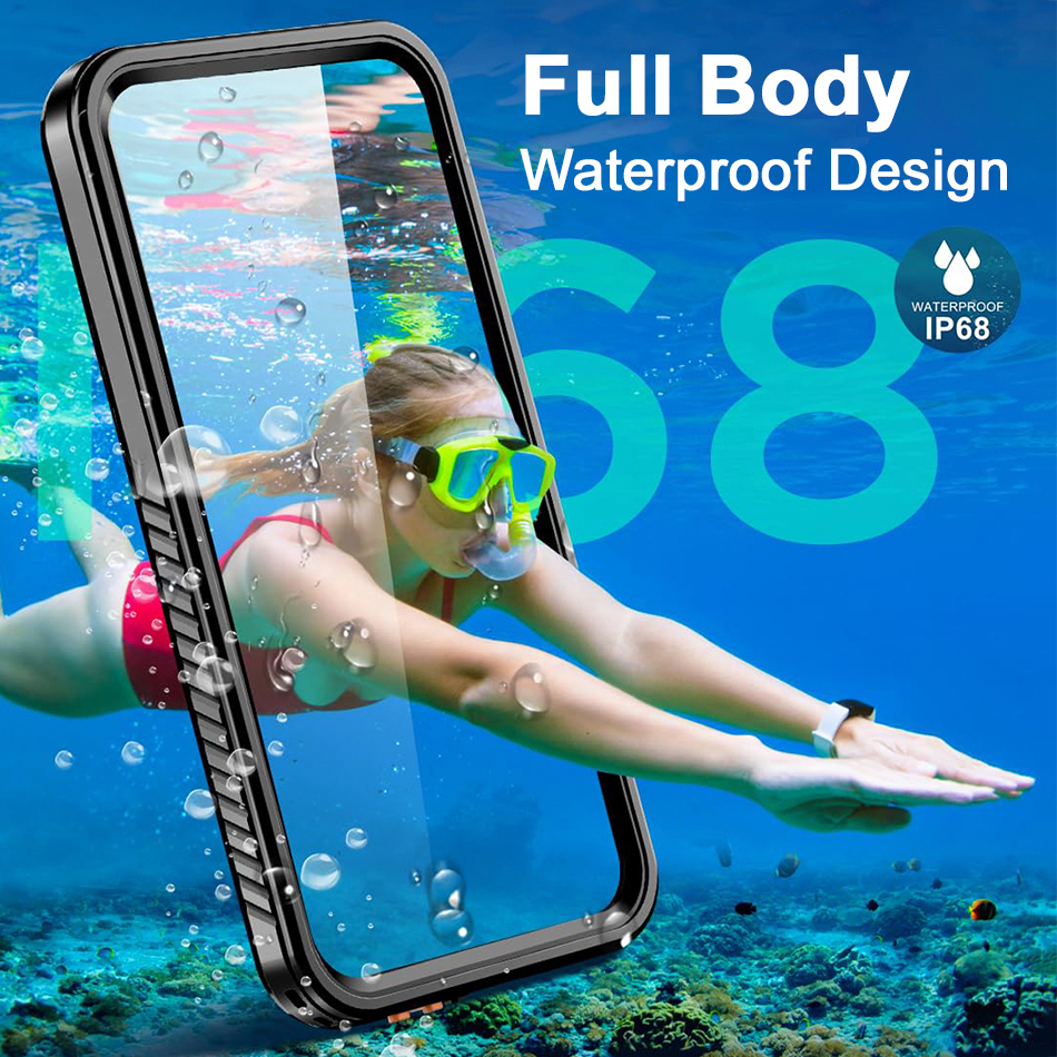 RedPepper Waterproof Case for Samsung Galaxy S25+ (Black)