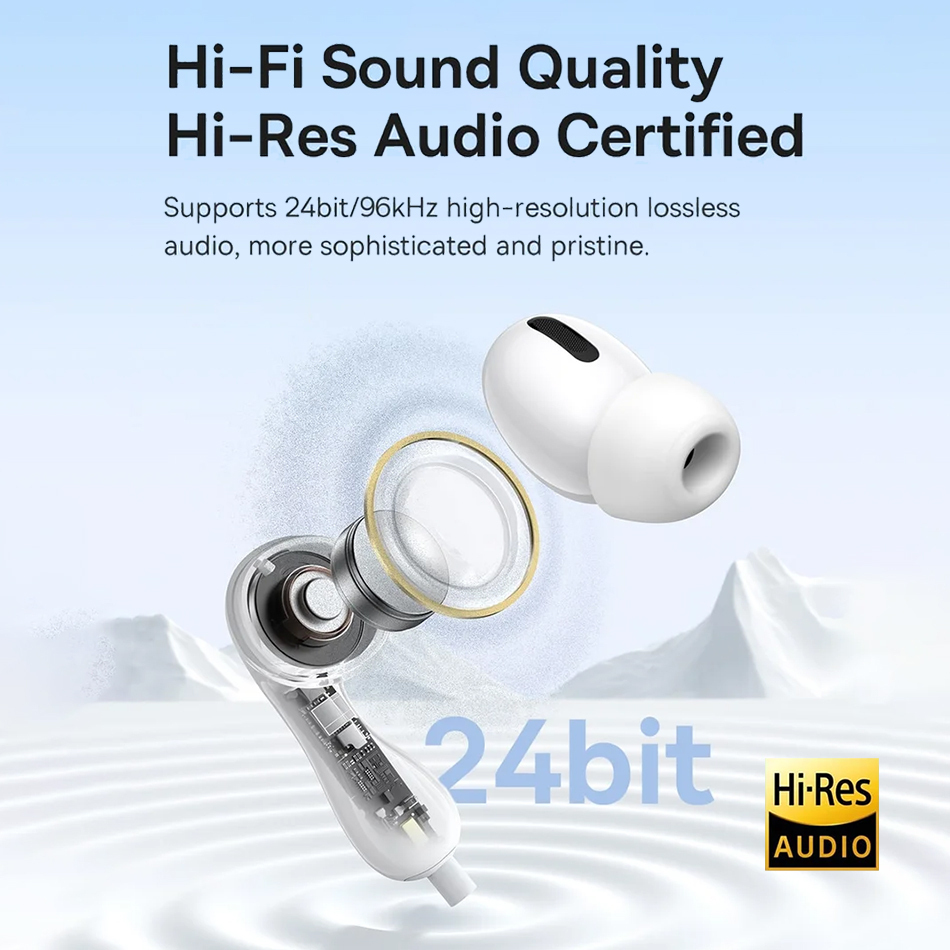 Baseus Encok HZ20 3.5mm Wired Earphones (White)