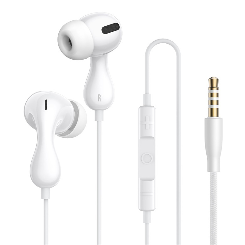 Baseus Encok HZ20 3.5mm Wired Earphones (White)
