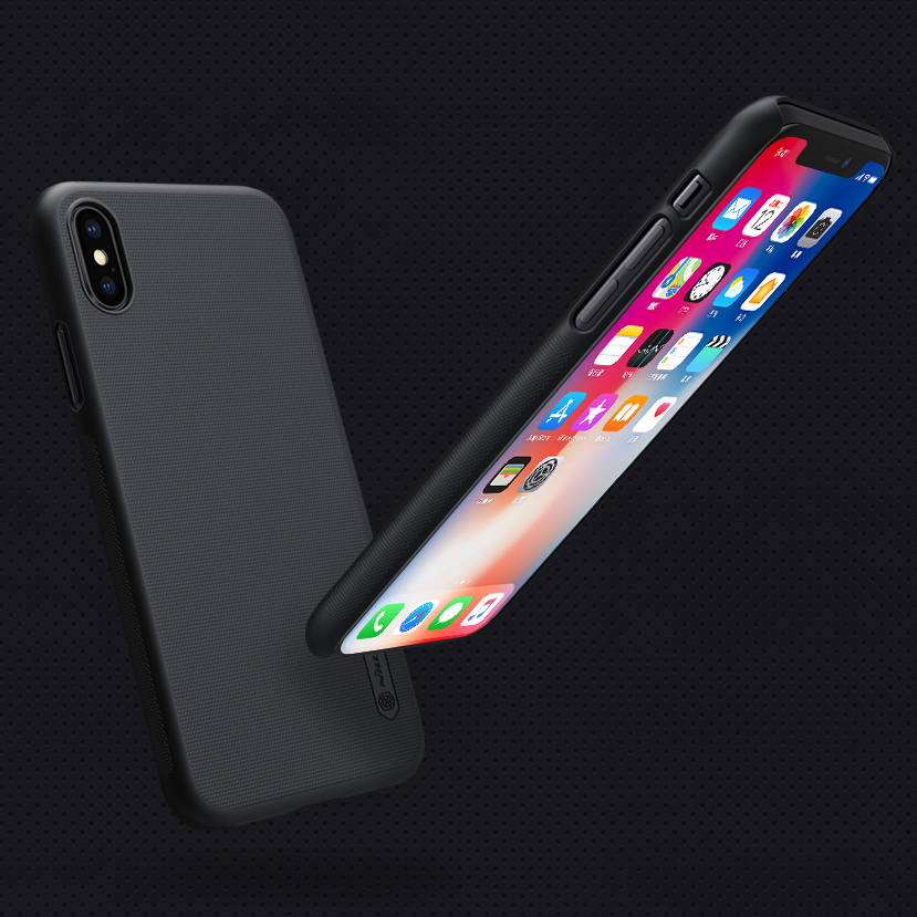 Nillkin Frosted Shield Case for Apple iPhone Xs (Black)