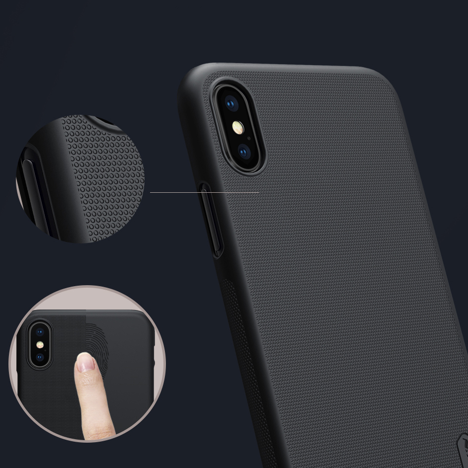 Nillkin Frosted Shield Case for Apple iPhone Xs (Black)
