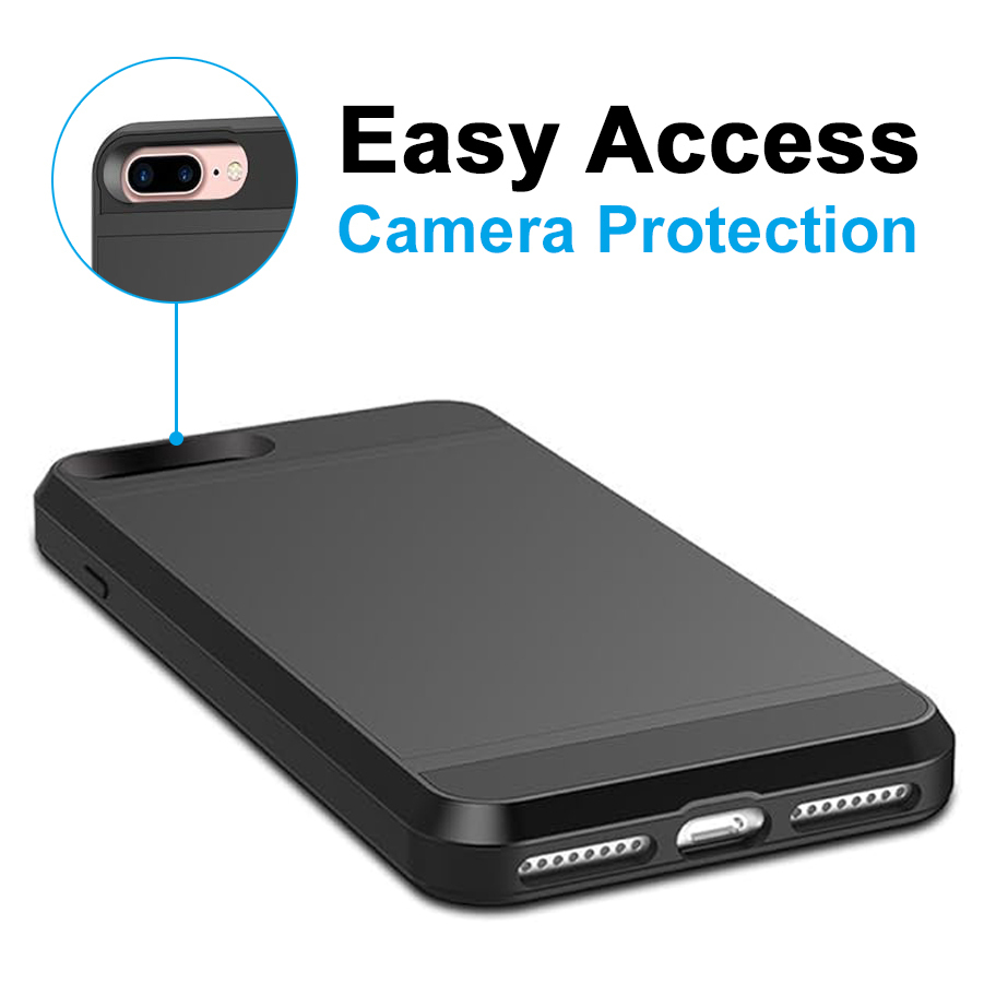 Tough Armour Slide Case Card Holder for iPhone 8 Plus / 7 Plus