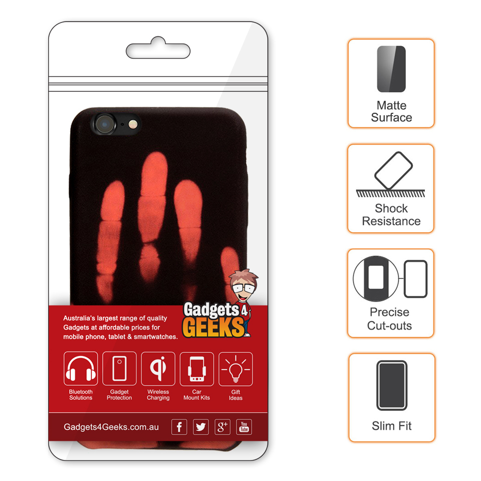 Thermal Sensor Colour Changing Case - Apple iPhone 7 (Black)