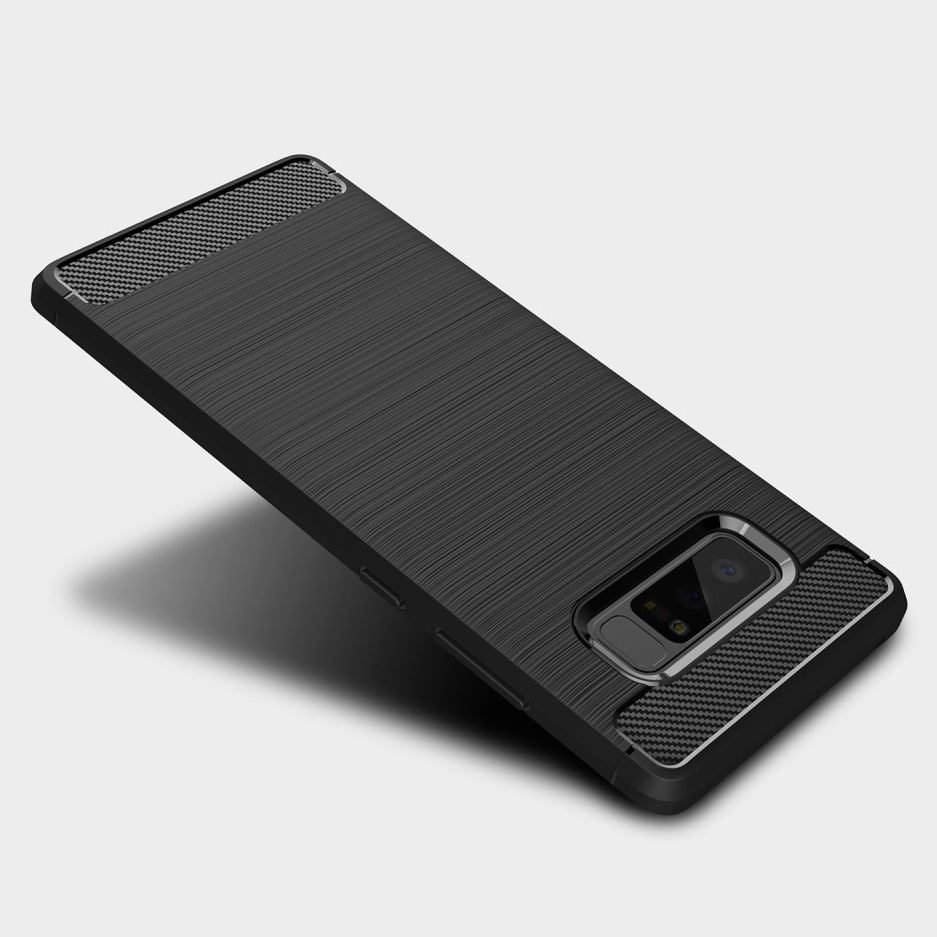 Flexi Slim Carbon Fibre Case for Samsung Galaxy Note 8 (Black)