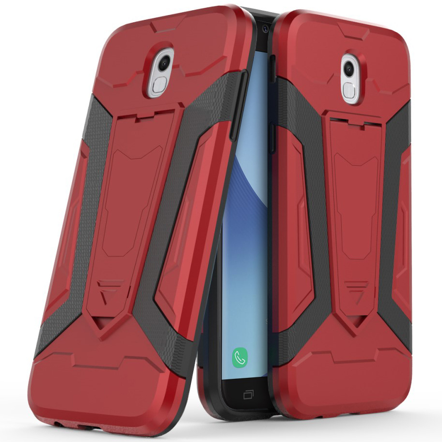 Slim Guard Plated Shockproof Case - Samsung Galaxy J5 Pro (Red)