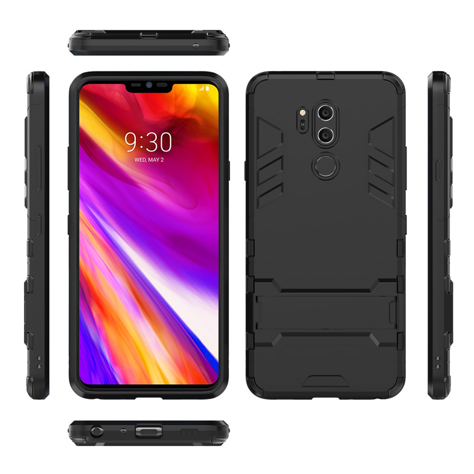 Slim Armour Shockproof Case for LG G7 ThinQ (Black)