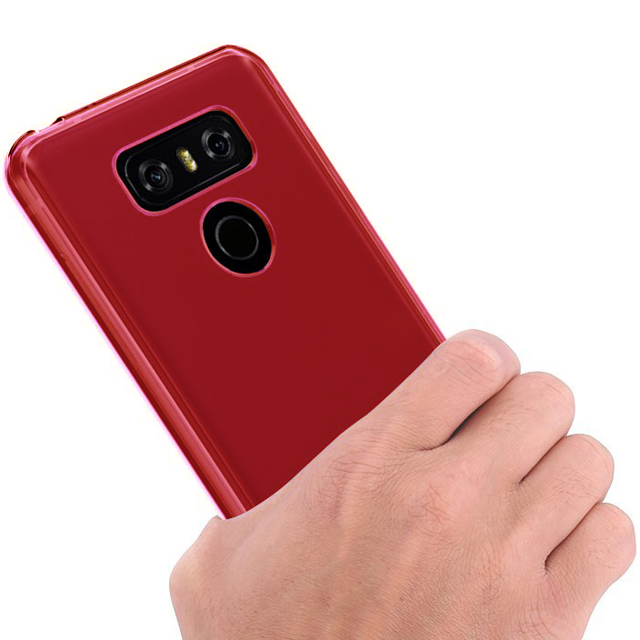 Flexi Gel Two-Tone Case for LG G6 - (Red)