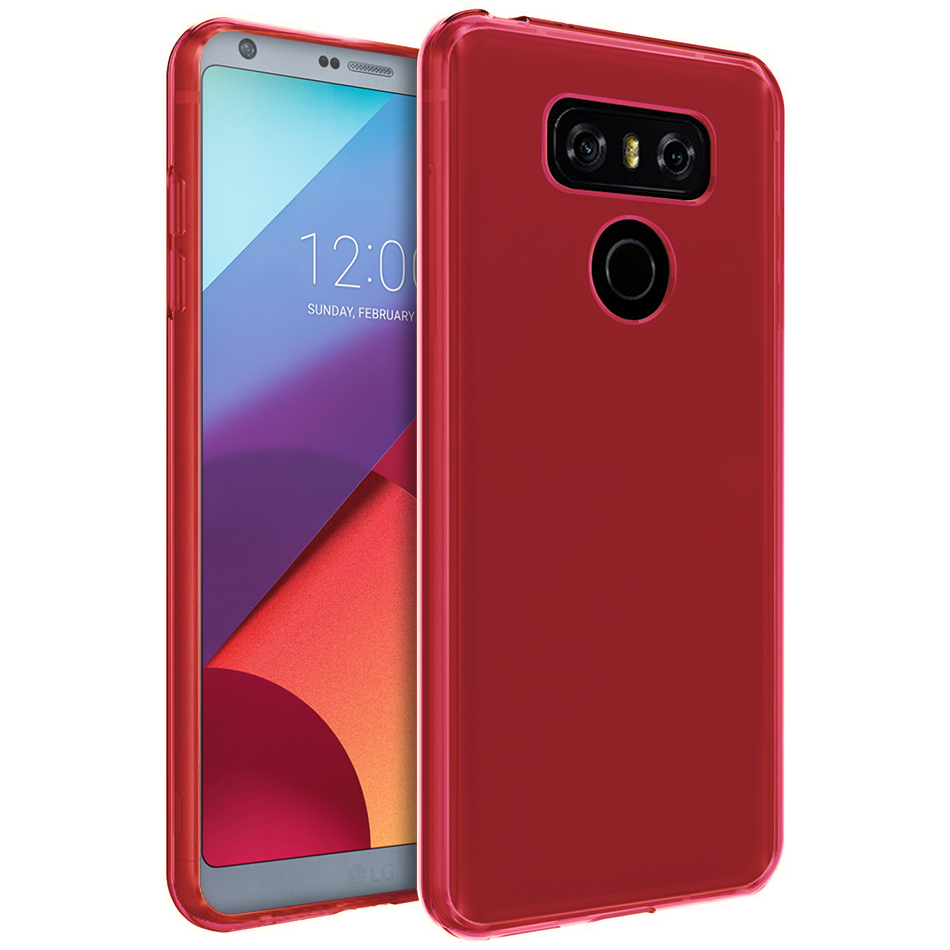 Flexi Gel Two-Tone Case for LG G6 - (Red)