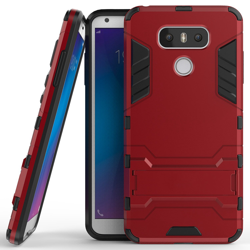 Slim Armour Tough Shockproof Case for LG G6 (Red)