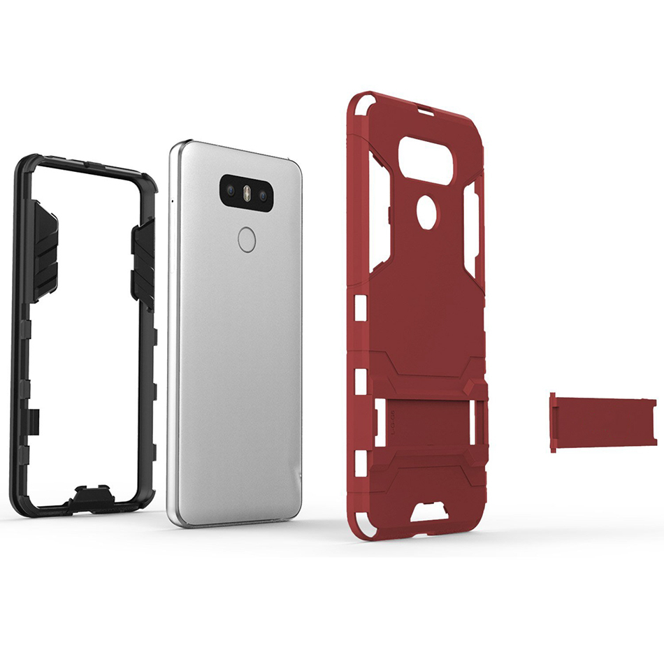 Slim Armour Tough Shockproof Case for LG G6 (Red)