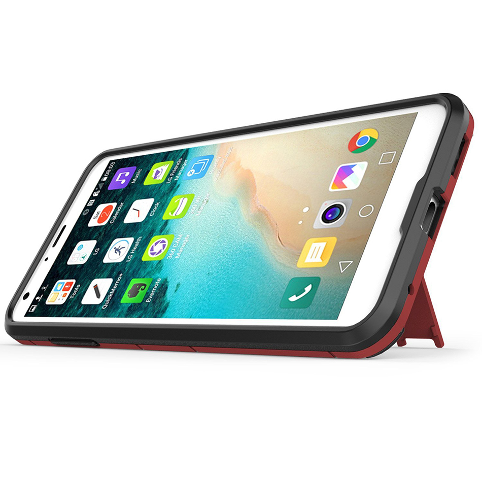 Slim Armour Tough Shockproof Case for LG G6 (Red)