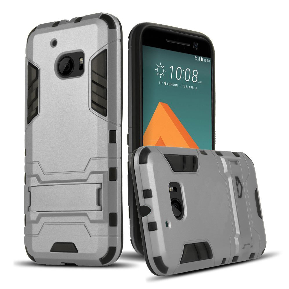 Slim Armour Tough Shockproof Case - HTC 10 (Silver)