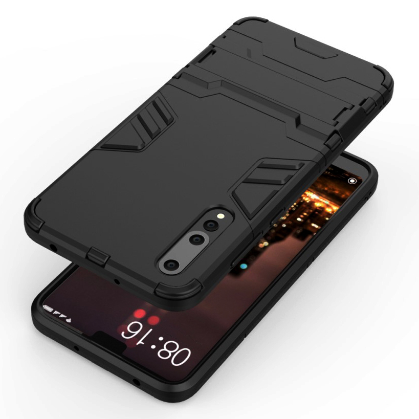 Slim Armour Tough Shockproof Case for Huawei P20 Pro (Black)