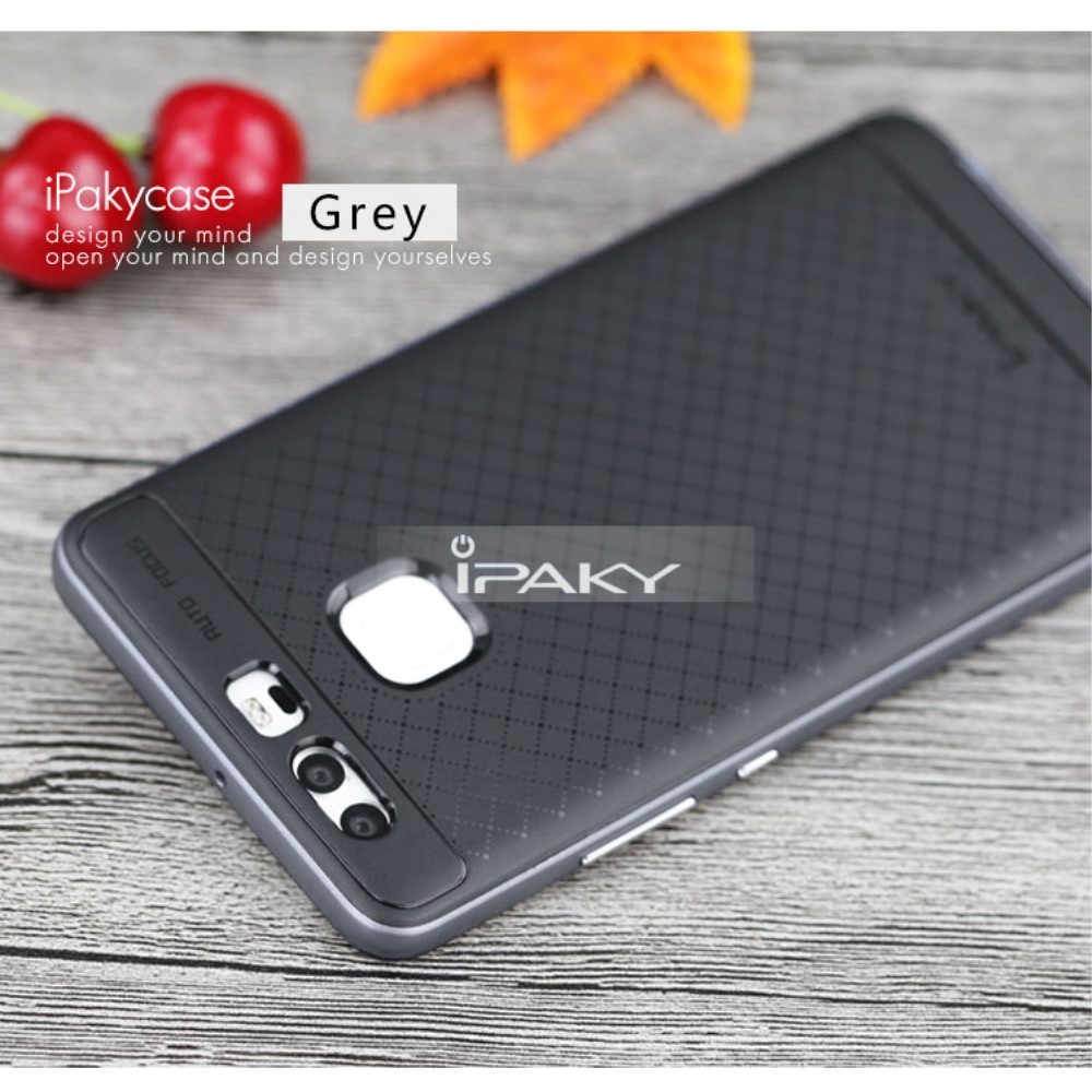 iPaky Hybrid Bumper Case - Huawei P9 (Grey)