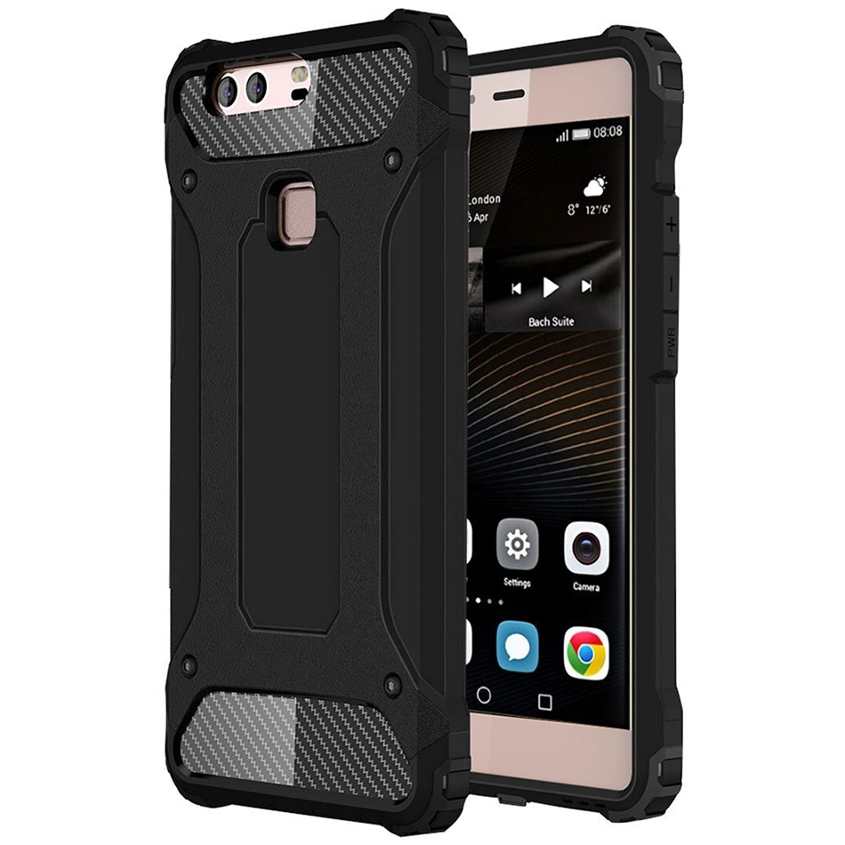 Military Defender Shockproof Case for Huawei P9 Plus (Black)