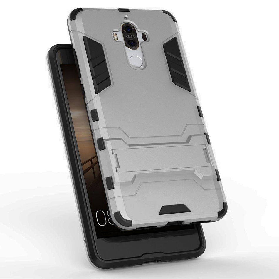 Slim Armour Tough Shockproof Case for Huawei Mate 9 (Grey)
