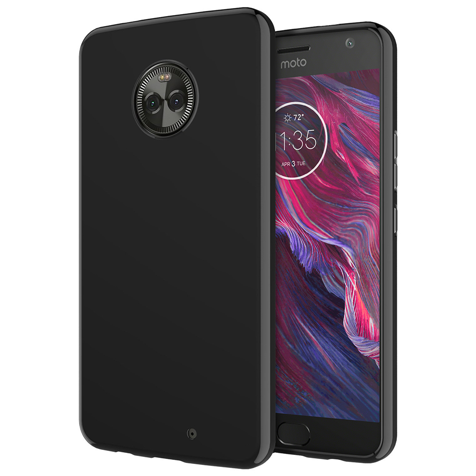 Flexi Slim Stealth Case for Motorola Moto X4 (Black)