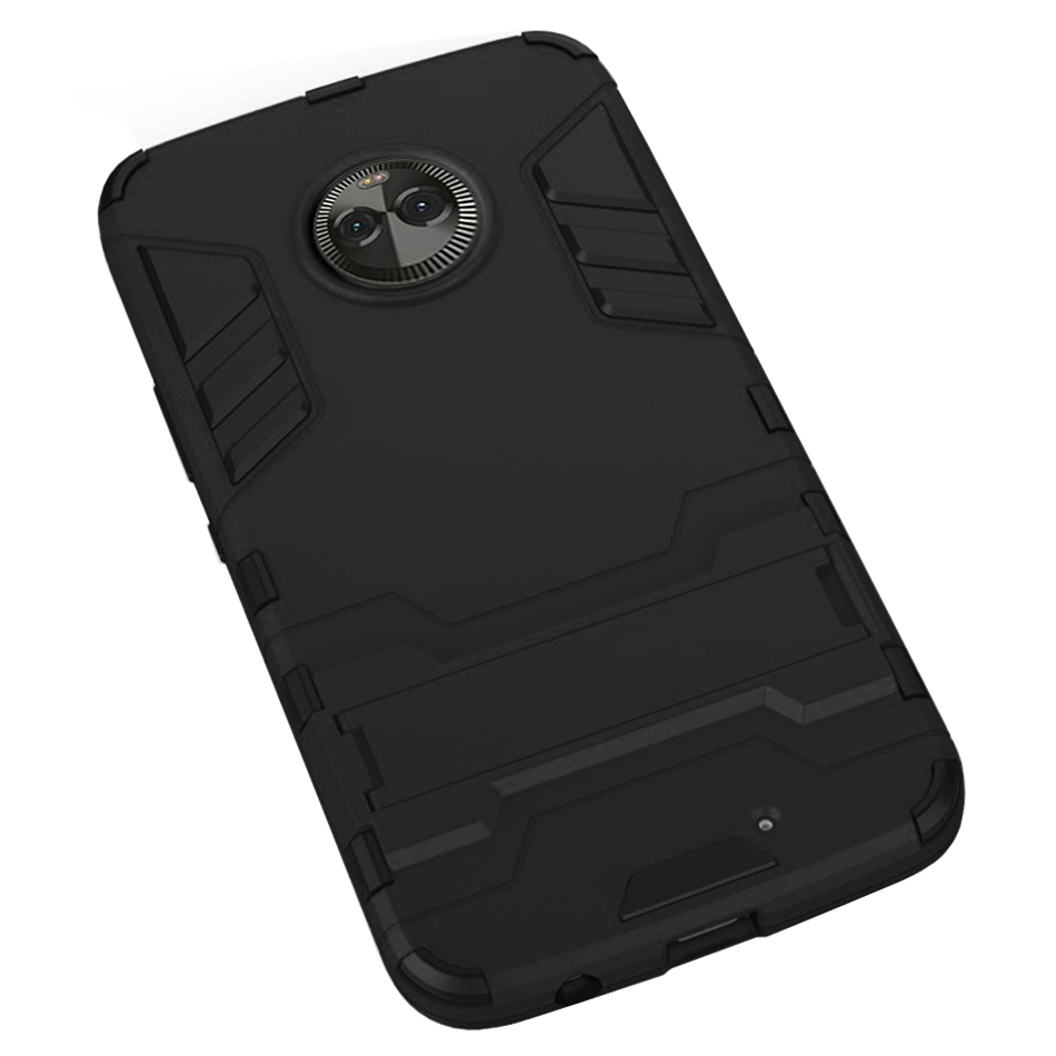 Slim Armour Shockproof Case for Motorola Moto X4 (Black)