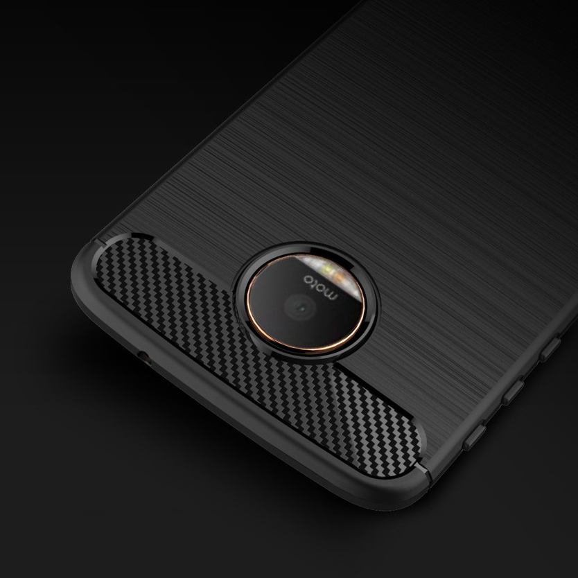 Flexi Slim Carbon Fibre Case for Motorola Moto Z (Black)
