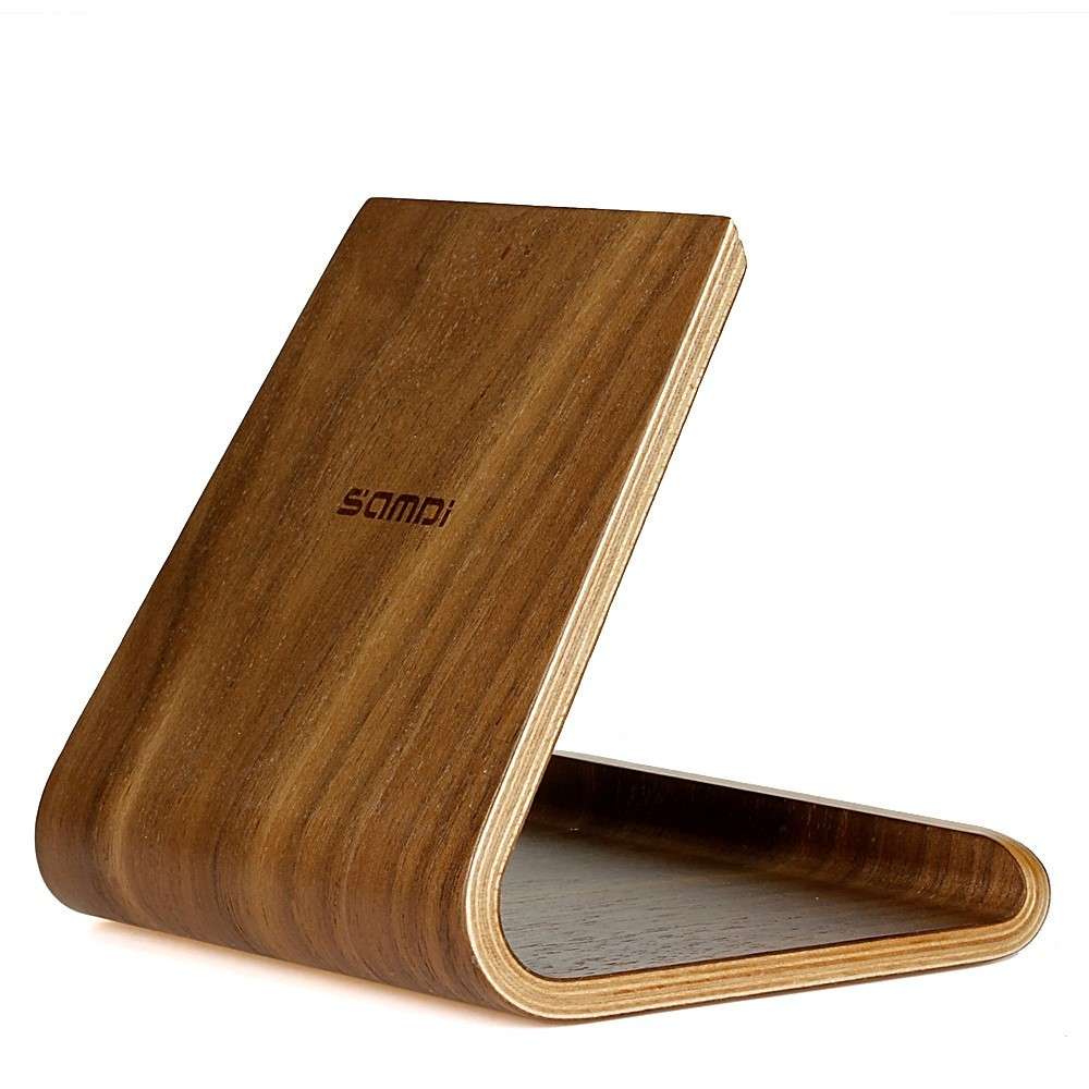 Samdi Wooden Desktop Stand for iPad / Tablet (Coffee Brown)