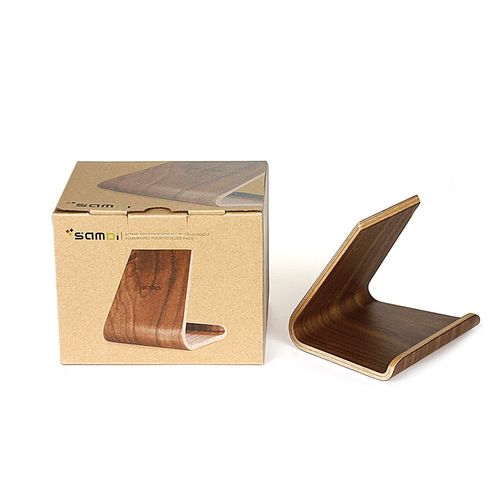 Samdi Wooden Desktop Stand for iPad / Tablet (Coffee Brown)