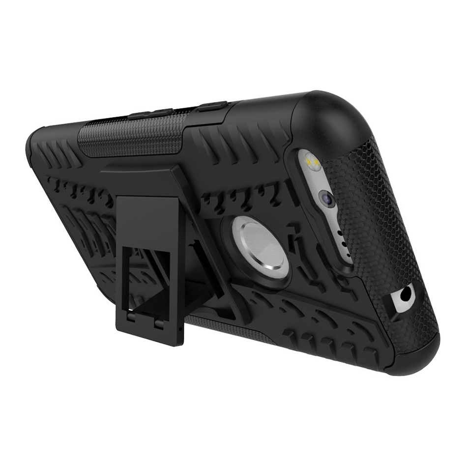 Dual Layer Tough Shockproof Case - Google Pixel XL (Black) Dual Layer Tough Shockproof Case - Google Pixel XL (Black)