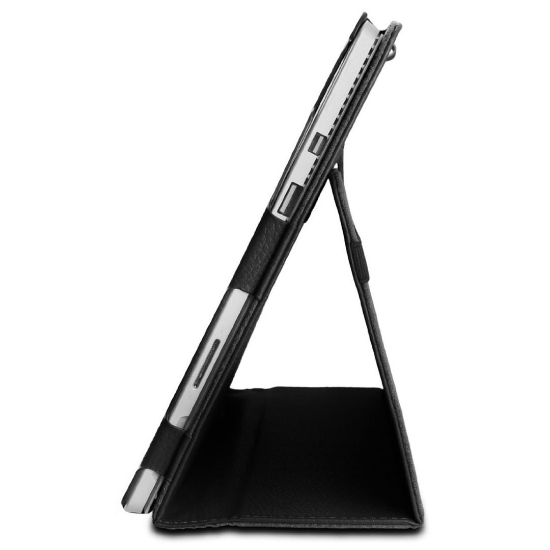 Folio Leather Case & Stand for Microsoft Surface Pro 4 (Black)