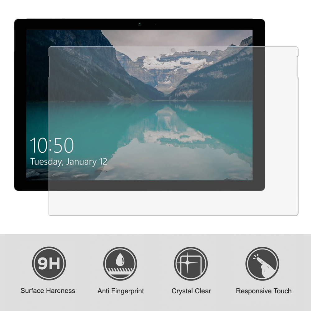 Tempered Glass Screen Protector for Microsoft Surface Pro 4