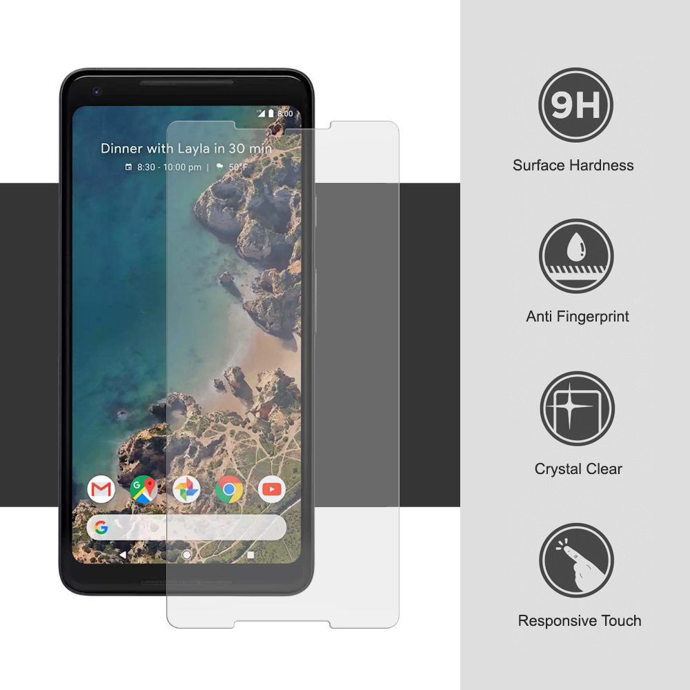 Tempered Glass Screen Protector for Google Pixel 2 XL