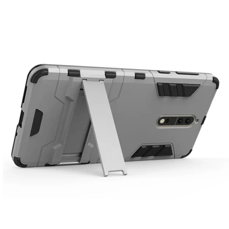 Slim Armour Tough Shockproof Case for Nokia 8 (Grey)