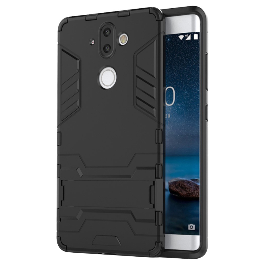 Slim Armour Shockproof Case for Nokia 8 Sirocco (Black)