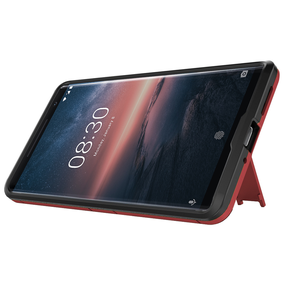 Slim Armour Shockproof Case for Nokia 8 Sirocco (Red)