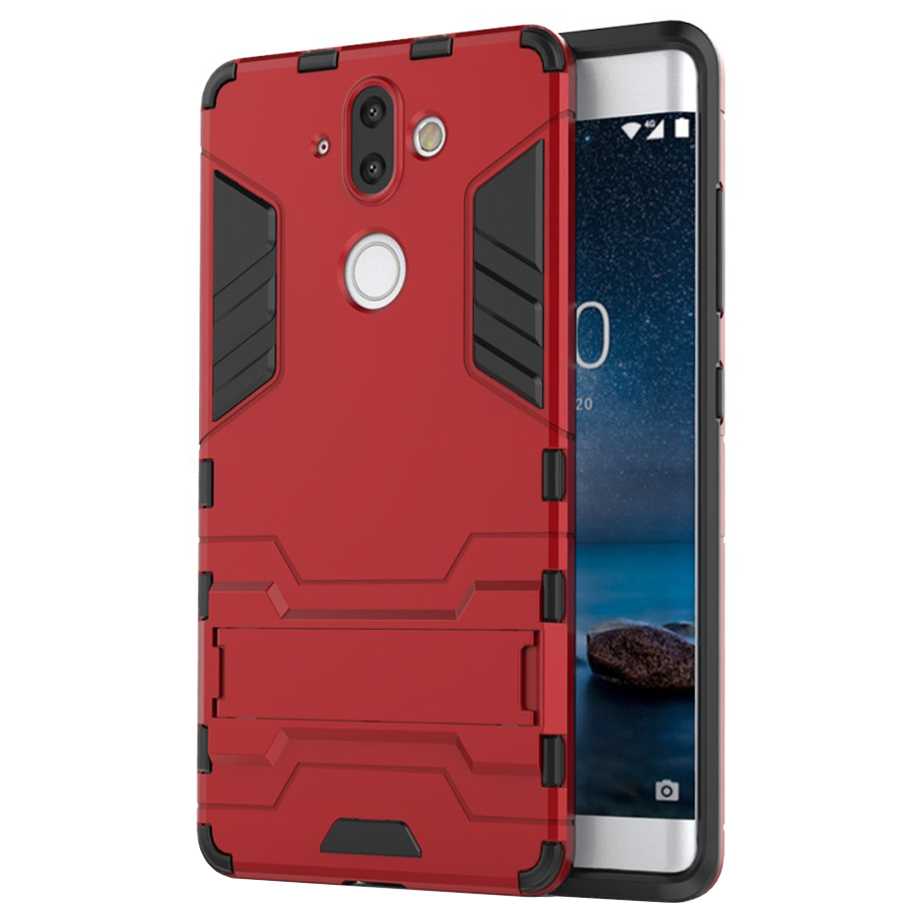 Slim Armour Shockproof Case for Nokia 8 Sirocco (Red)