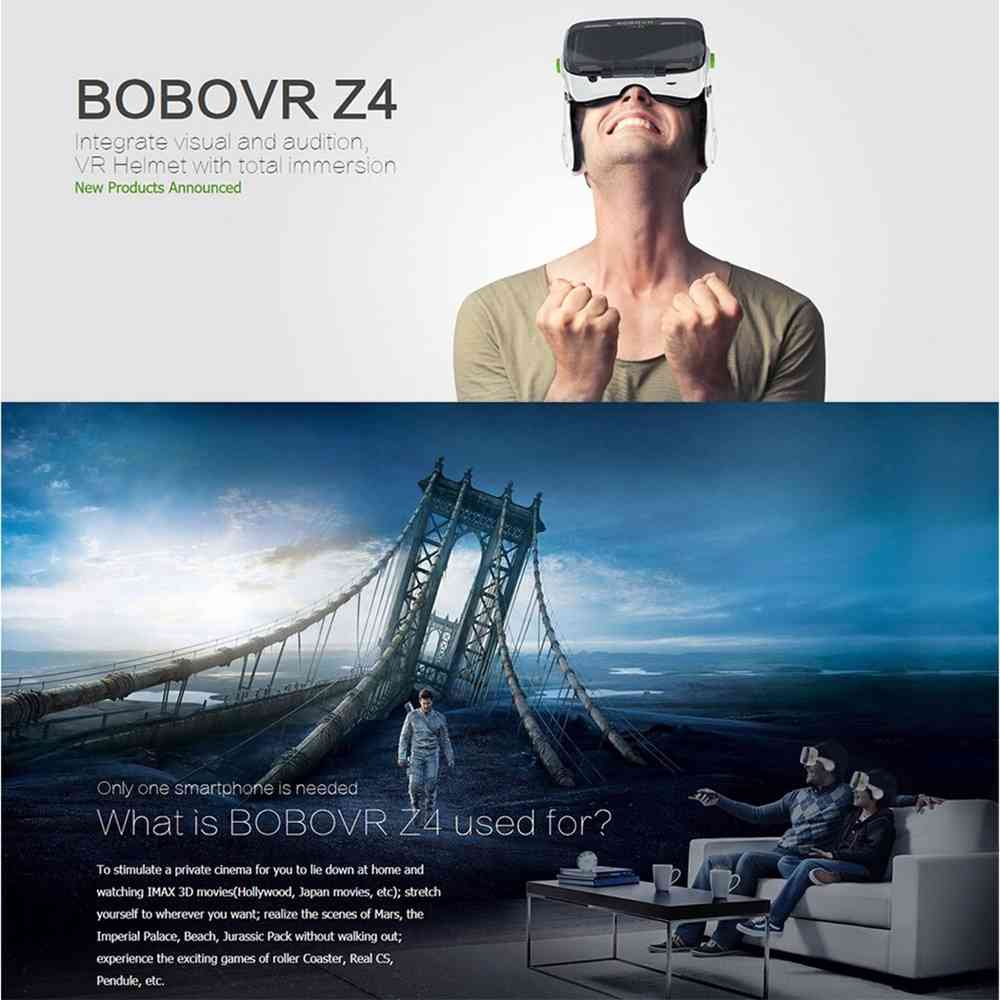 BoBo VR Z4 3D Virtual Reality HD Headset & Headphones for Phones